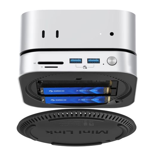 [Mac mini M4の性能を最大化]革新的な40Gbps USB4帯域幅と、デュアルPCIe 4.0 M.2スロットを搭載。最大3000MB/s(PCIe 4.0 x2レーン使用時、対応SSD要)の爆速連続読み書きで8K動画制作もストレ...