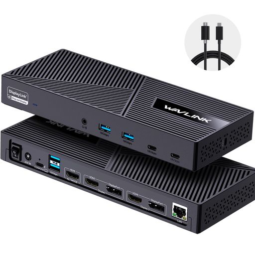 トリプルディスプレイドッキングステーション - このUSB Cドッキングステーションは、DisplayLink USBグラフィックステクノロジーを使用しています。 60Hzで4K対応Alt HDMI出力1個、HDMI2個、60Hzで2K対応...