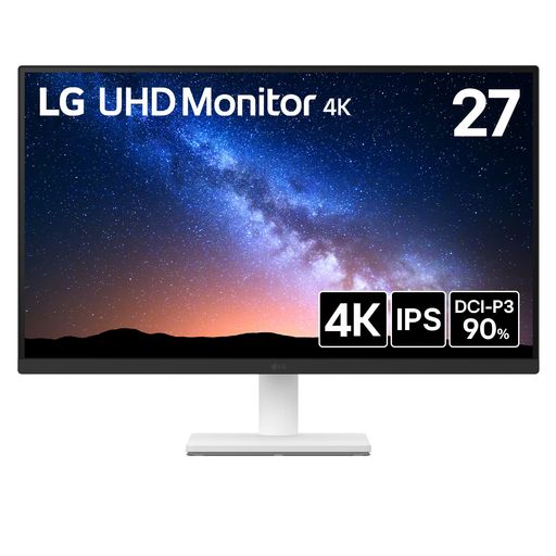 エンターテインメント 【高解像度4Kに対応】4KフルHDの4倍の高精細な4K解像度(3840x2160)でリアルな映像度と快適で広大な作業空間を提供します。 【高精細な映像を美しく再現】IPS視野角が広く、発色が鮮やかで自然な映像表現を実現...