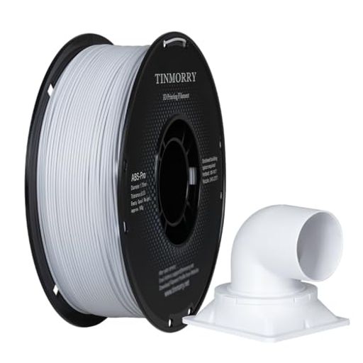 耐衝撃性と耐熱性 - TINMORR ABS(pro)フィラメントは、高い耐熱性(ビカット軟化温度:102°C)と優れた機械的特性を持つ非常に耐久性のある素材です。機能部品に最適です。 印刷設定 - ノズル:240 ̊C~270 ̊C、ホッ...