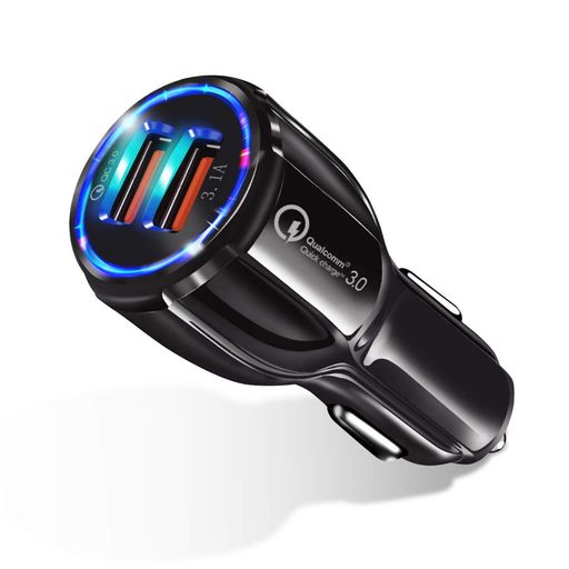 【快速充电】●支持Quick Charge 3.0:自动判定连接设备,调整至合适的电压并快速充电。 与以往规格相比,速度快3倍。 ●最大5V/3.1A输出:高功率的usb端口可以给智能手机和平板电脑充电。