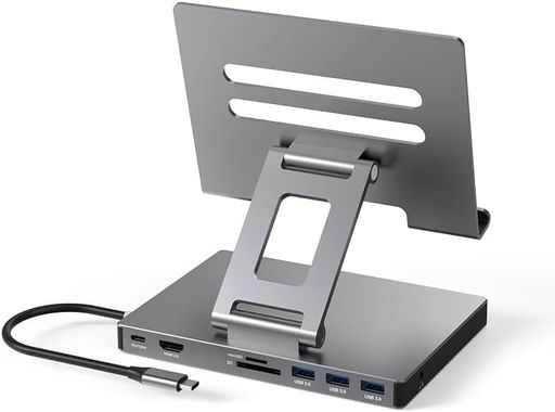 Type Cドッキングステーション 本製品はクリップ型のUSB Cドッキングステーションで、HDMIポートx1、USB 3.0ポートx3、SD/TF出力、PDポートx1、3.5mmメスポートx1を搭載し、デバイスのUSB-C接続を拡張します...