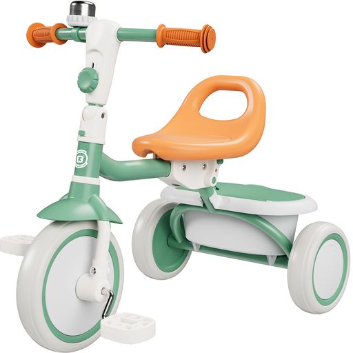 子供用2in1収納三輪車:この子供用三輪自転車は、好奇心で世界への探求心を持っている生後18ヶ月から5歳のお子様に最適です。お子様のハンドリングを育みます。 2IN1のデザイン:乗るモードと折りたたむモードをスムーズに切り替えることができ、...