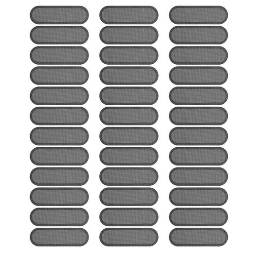 カラー:黒;サイズ:22 X 7 X 0.2 MM / 0.87 X 0.28 X 0.01 インチ (縦X横X高さ);パッキングリスト:40個 X スマホ防塵ネットステッカー 信頼性と耐久性:スマホスピーカーカバーは、高密度繊維素材で作ら...