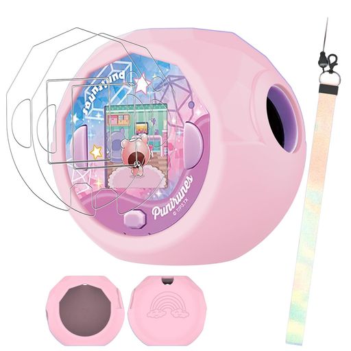 【対応機種】タカラトミー(TAKARATOMY)ぷにるんずぷにすたる用シリコン保護カバー。肌に優しいシリコンを使用した保護カバーで、柔らかく柔軟性があり、無臭です、手触りが良く、滑りにくく、操作性が良い。ケースは美しいデザインで、すべての穴...