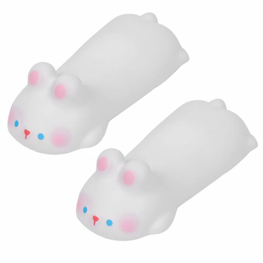 かわいい白いウサギの形状マウス用リストレストはとても柔らかいです。手首に適合し、腕と手首のための人体工学的なサポートをご提供します。 スローバウンスバックの滑らかなPUポリウレタンで作られており、柔らかく弾力があり、快適なタッチを提供します...