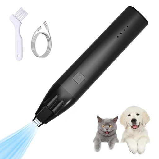 【LEDライト搭載・自宅スキンチェック】LEDライトとUVライトを搭載した犬用バリカンは、耳周りや肉球、お尻などの暗い部分の細かいトリミングに最適です。ご自宅で簡単に肉球ケアや皮膚の健康チェックができ、大切なペットの健康と美しさを守り続けら...