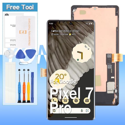 🎁【対応機種】:(OLED指紋認証をサポート)ForGooglePixel7Pro6.7インチGP4BCGE2AEGFE4Jモデルに対応交換修理用液晶パネルセット。OLEDスクリーンは指紋機能をサポートしています。ただし、こ...