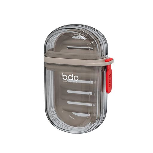 【サイズ】ソープケースのサイズ:横幅11.5cmx奥行き7.5cmx高さ4.5cm重さ:71g小さくて精巧、大人も子供も使用に適しています。 【カラー】石鹸ケースのカラーはクリアブラックで、シンプルで石鹸の使用状況をはっきりと確認できます。...