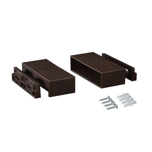 【使用荷重】10kgまで(石膏ボードに取付時は5kgまで)【取付寸法】棚板の長さは120cmまで 【セット内容】棚受2個、ねじ4本、ボードアンカー4本、取扱説明書【カラー】ブロンズ 【材質】〈本体〉ABS樹脂 〈ねじ類〉鉄・メッキ 〈ボード...