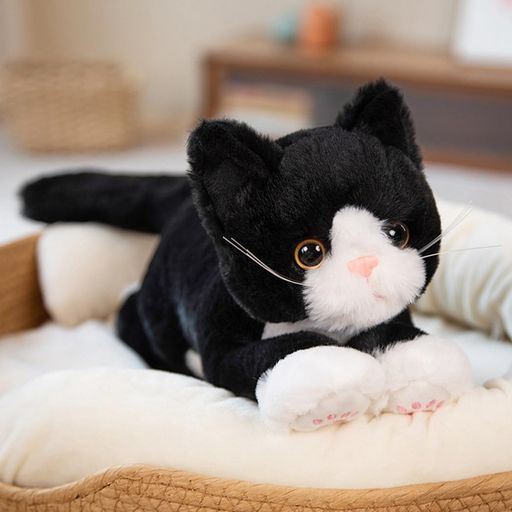ふわふわ・もちもちの手触りとキュートな見た目で思わず抱きしめたくなるのぬいぐるみです。高品質な素材を使用して耐久性、安全、長持ちする体験をお楽しみください。縫製を強化して、破損などの場合はありません。ご安心お使いください。 猫のぬいぐるみは...