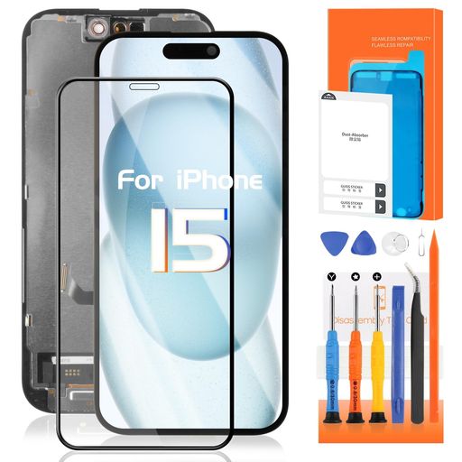 🎁【対応機種】:(Incell)ForiPhone156.1インチA3090A2846A3089A3092モデルに対応交換修理用液晶パネルセット。ご購入した前にご端末のモデルをご確認のほどよろしくお願いいたします。壊れた画面...