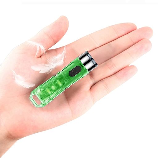 【超ミニサイズ、携帯に便利】本品は懐中電灯の業界において、一番小さいサイズです。僅か60X15mmのミニサイズと20gの軽重量では携帯に便利です。カバンやポケット等に置いて邪魔にならなくて、通勤、旅行に最適です。キーホルダーも付いて、持ち歩...