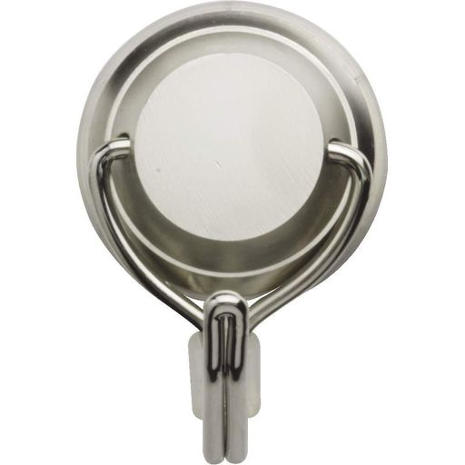 高い質感とデザイン性を備えた金属製のマグネットフック 磁石部分は壁面を傷つけない様に、柔らか素材でコーティング コンパクトサイズながら強い保持力を実現 フック部分はスイング&amp;360度回転式 耐荷重:10kg