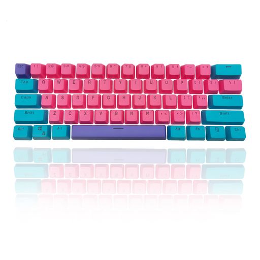 [61キーキーキャップセット]このリンクはキーキャップのみの販売です。キーボードは付属しません。 [60%キーキャップセット]ほとんどの61キー60%メカニカルキーボードおよびその他のCerryMXスイッチに対応しています。 [バックライト...