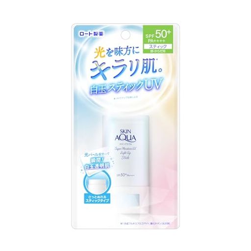 紫外線保護 ヒアルロン酸配合で塗るたび肌がうるおうUV スティックタイプ 香り:こころがときめくフローラルミュゲの香り SPF50+・PA++++ ビタミンC誘導体