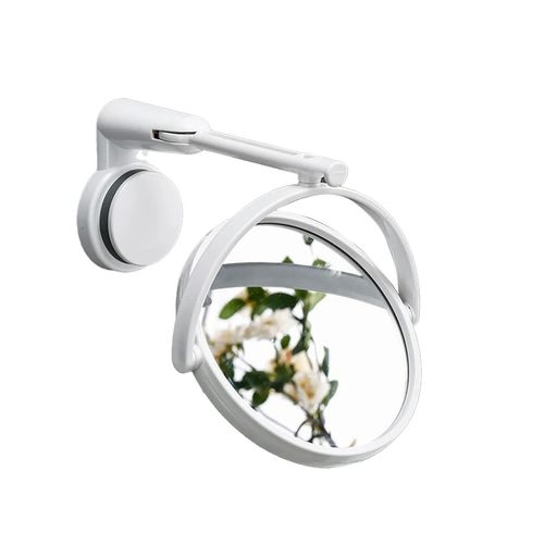 【HD鏡】高解像度鏡面、歪み、変形がなく。リアルで美しい顔を復元します。メイク、シェービング、ニキビの絞り、髪のトリミングなどに使用できます。 【角度を自由に調整できます】余分なブラケットジョイントは回転可能で、角度は180度から360度ま...