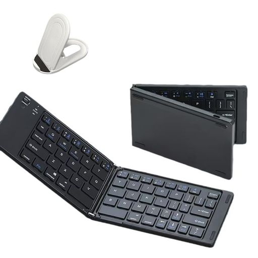 【折り畳みキーボード・携帯便利】重量135gの軽量仕様で、折りたたみ時のサイズは147x92x17mmと大変コンパクト。スマホと同じくらいのサイズに収まる折りたたみタイプのBluetoothキーボードなら、カフェなどでサクッと作業をしたいと...