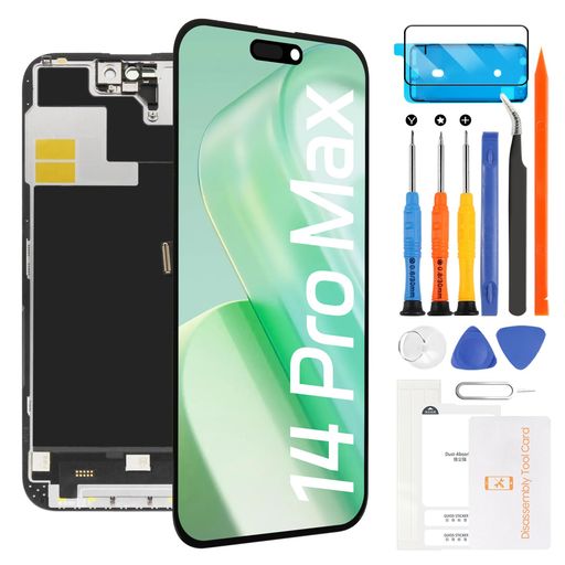 🎁【対応機種】:(オリジナル非対応)ForiPhone14ProMax6.7インチA2894A2651A2893A2895モデルに対応交換修理用液晶パネルセット。ご購入した前にご端末のモデルをご確認のほどよろしくお願いいたし...