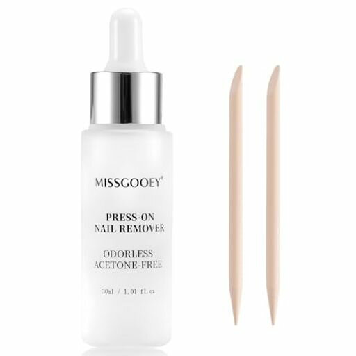 【付け爪・ネイルチップ専用リムーバー】:専用セラムがわずか3~5分でネイルチップを浮かせ、面倒なリムーバー作業を劇的に簡素化。忙しい朝やお出かけ前でも、サッとオフできます。 【無臭&amp;アセトン不使用+5%ビタミンE配合で爪に潤い】嫌な...