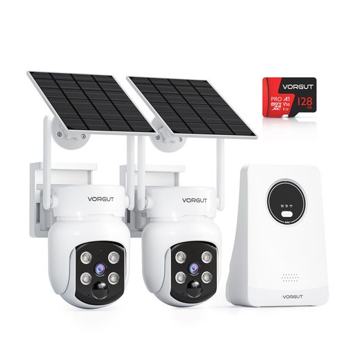 360度カバー 【400万画素・360°広角撮影・4K対応10CH録画機セット】本製品はソーラー充電式で、完全無線の屋外用防犯カメラセットです。400万画素(2560x1440)の高解像度センサーを搭載し、細部までクリアに記録可能。パン/チ...