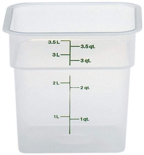 外寸:H190mm・内寸:181x181mm 製品重量:280 材質:ポリプロピレン製 アメリカ 耐熱温度:-40度~70度