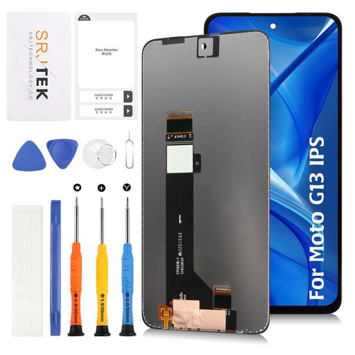 🎯【同様のノッチサイズ】:ForMotoG136.5インチSIMフリㄧ交換修理用液晶パネルセット。壊れた画面、故障したスクリーン、デッドポイント画素、非アクティブなタッチ、タッチ反応問題、機能しないLCDなどのトラブル修復用...