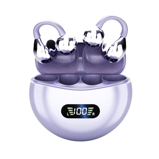 【綺麗な耳飾りのようなイヤホン、耳に全日付けても痛くない!ストレス無く快適で音楽聞き、映画を見る、通話、ゲーム、会議】真のイヤーカフbluetoothイヤホンとして、よりクリア、より快適です。オーディオ向けの小型で高度に統合されたソリューシ...