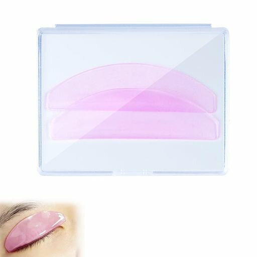 【シリカゲル素材で安全・柔軟な使用感】まつげリフトパッドは良質なシリカゲルで製造無毒無臭で肌に刺激がなく、アレルギー反応を防ぎます。柔らかい質感が目元にぴったりフィット長時間パーマ施術しても圧迫感がなく、快適さを保ちます。1セットに2枚同梱...