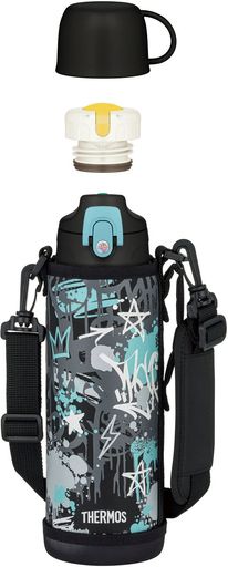 直接飲める保冷専用スポーツボトル、コップと中せんを付けて、保温・保冷対応のステンレスボトルにもなる2ウェイボトル。専用ポーチ付き サイズ(約):8.5x10x28.5cm、本体重量(約):0.5kg、容量:コップ使用時/1.0L、キャップユ...