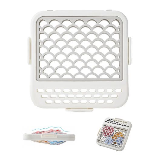 サイズ:閉合18x18x2.3cm展開35.8x17.5x1cm閉じれ ばコンパクトに収納開ければ長めの小物も収められる使い勝手が良い。 利便性:食洗機のラックに簡単設置小物を紛失せず洗浄できキッチンの雑然を防ぐ役立つツール。 機能:洗浄・...