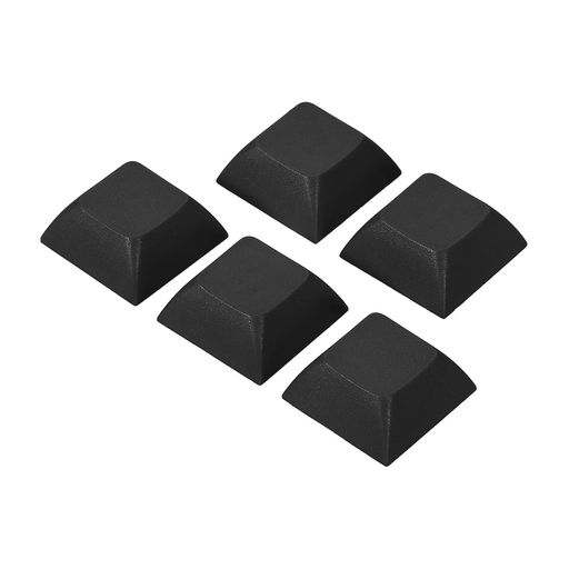 カラー:ブラック; 材質:PBT; 適合:ユニバーサルMXスイッチキーボード; サイズ:18 x 18 x 7.5mm(L*W*H); パッケージ内容:5 x キーキャップ; 利点:PBT製で、丈夫で耐久性があり、高い機械的特性、高い硬度、...