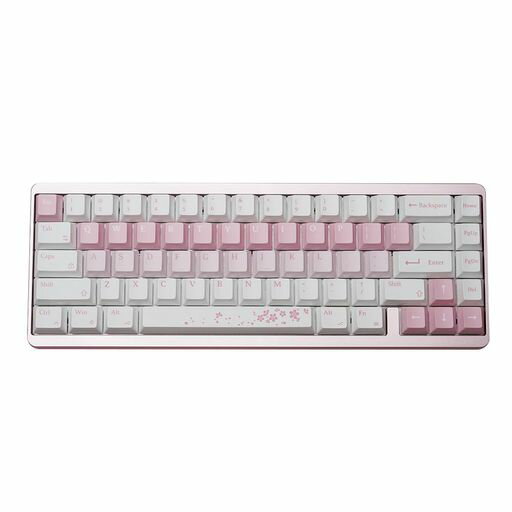 優れたデザインテーマ:早春の桜からインスピレーションを得て、SaKuraはピンクと白のパレットを使用しています。白は残っている雪を象徴し、ピンクは雪の純粋さの中で咲く桜を表しています。 新世代Gateron磁気スイッチ:VarmiloMUS...