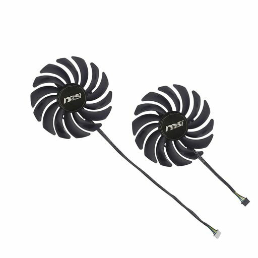 DIYグラフィックカードファングラボ冷却ファンビデオカードファンGPUVGAクーラーMSI用RTX30603060Ti3070RTX3060RTX3070VENTUS2XOCMSI用RTX3050VENTUS2XOC(PLD10010S12...
