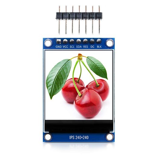 【1.3カラーIPSLCDディスプレイ】:DiyStudioIPSHDカラフルスクリーンモジュール、TFTスクリーンの代替品、RGB65Kフルカラーディスプレイモジュール。マイクロプロセッサプロジェクトにグラフィックスとテキスト情報を直接表...