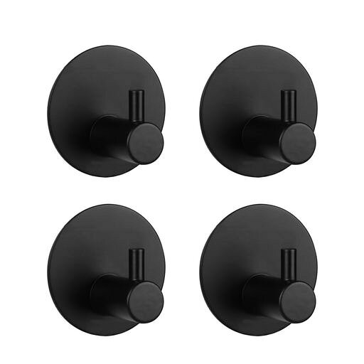 【サイズ】:直径45mm、フック長26mm。 【適用シーン】:当社の自粘着式フックは吊り下げ式のシャワーやバスルームアクセサリー、傘、スカーフ、タオル、バスローブ、鍵、コートなどが掛けられます。 【穴あけ不要】:簡単に設置可能。ツールなし、...