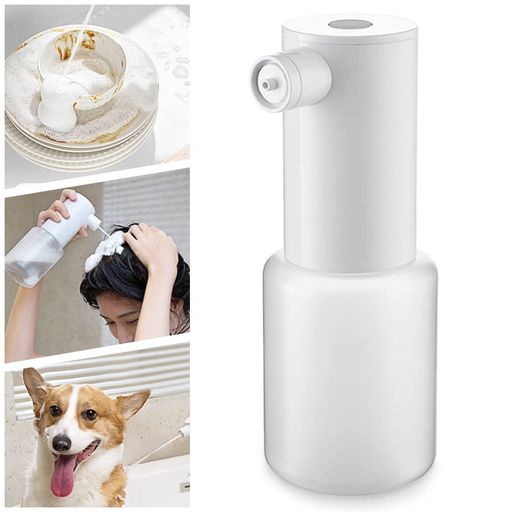 ▶【細かい泡がたっぷり出る】この電動ソープディスペンサーには強力な泡立てポンプを内蔵し、頂部のボタンを押すと、豊富でキメ細かな泡が簡単に作り出し、わざわざと泡立てる手間を省きます。 ▶【USB充電・お手入れ簡単】オートディスペンサーは大容量...