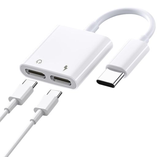 ⭐【2in1タイプC変換ケーブル】Type-C二股アダプター充電しながら、音楽再生を楽しめます。プラグ&amp;プレイで、ドライバーやアプリケーションを導入する必要はありません。高品質の純正品素材を採用しており、転送信号効果も充電スピードも...