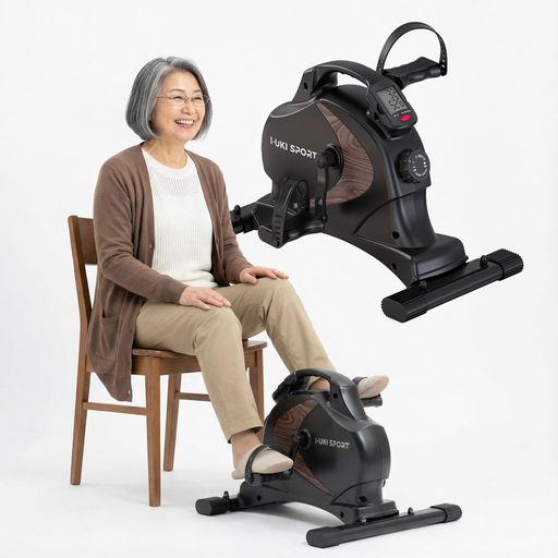 1【シニア・リハビリ・運動初心者向け設計】電源不要の非電動タイプで、自分のペースで無理なく使えるエアロバイク(ミニ)/足踏み運動器です。膝や関節への負担を抑え、高齢者の健康維持・在宅リハビリ・介護予防に適しています。操作はシンプルで、スピー...