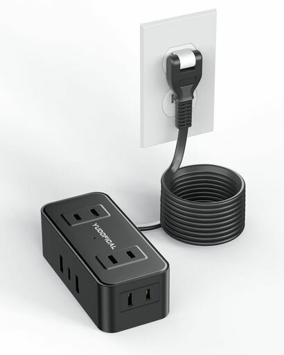 【1台7役・AC+USB+Type-C搭載】この延長コードはACコンセント4口に加え、USB-Aポート2口とType-Cポート1口を搭載。合計7台の機器を同時に充電可能です。AC最大出力は1500W(125V/15A)で、パソコンや家電も接...