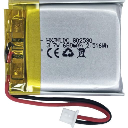 このバッテリーは、2.516Wh680mAh未満のDIY3.7-5Vで、電子製品に適用できます。(星(塗り潰し)大電力電動工具や航空機には適用されない) コネクタの仕様と極性は製品の表示画像に基づいています、星(塗り潰し)赤い線は正極「+」...