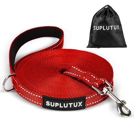 🐕【新品登場!優れた縫製技術と耐久性】SuplutuX犬用リードは高品質のナイロンでできており、またジグザグステッチで補強されています。リードの幅は2cmで、耐久試験で最大引張力は250ポンド超えを記録していました。愛犬が一...