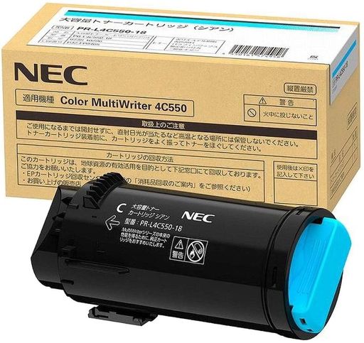 対応機種 : Color MultiWriter 4C150(PR-L4C150) Color MultiWriter 4F150(PR-L4F150) 印字枚数:約11,000枚 内容本数 : 1本 タイプ : 純正