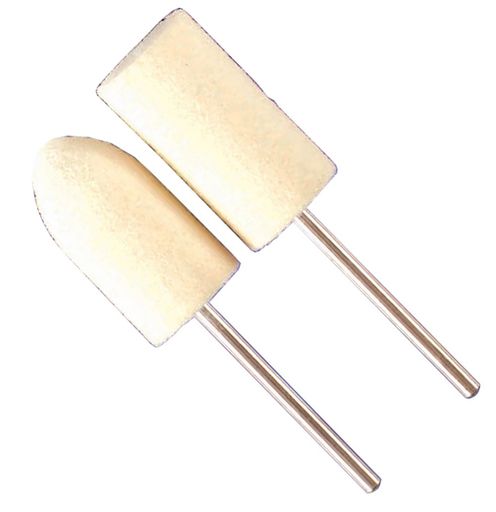 軸径:直径2.35mm 内容量:2本 許容最高回転数:20000回転/分以下 対応工具:電池式ミニルーター、電動式ミニルーター、フレキシブルシャフト 用途:ステンレス・アルミなどの金属の研磨に。