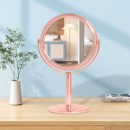 【ご注意】本製品のサイズはミニサイズので、気に入らない場合は慎重にご購入ください! 【商品仕様】商品内容:ミニ金属卓上ミラー1個。形状:楕円形。カラー:ローズゴールド。サイズ:横9cm、縦14.5cm、厚み6cm。材質:金属製。モニターなど...