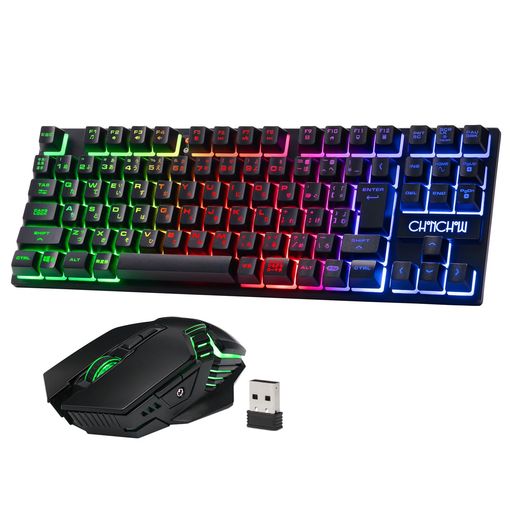 【2.4GHzワイヤレス】USBレシーバー経由(マウスの底に納品)安定性で優れた2.4GHz無線伝送により、最大10mの範囲で自由に移動できます。ケーブルなどから邪魔されず、便利に使えて、思った以上自由度を楽しみます。 【充電式キーボードマ...