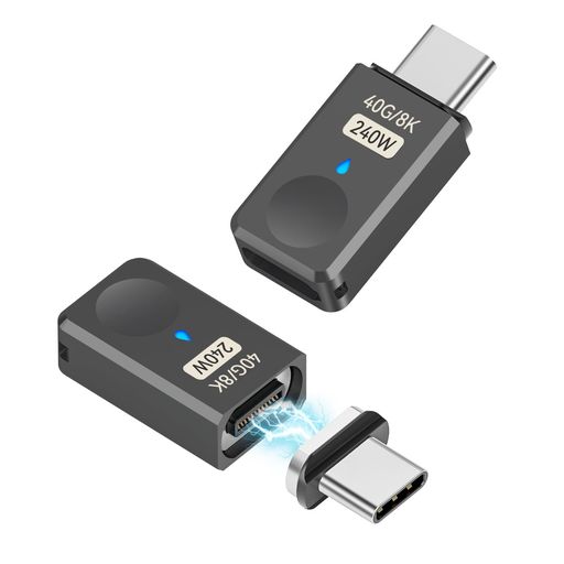 【革新的な24ピン】このマグネットUSBCアダプターは従来とは違う新しい製品です。品質の良い磁石、24個の金メッキピン、アルミニウムハウジング、LEDインジケーターを使用し、充電とデータ転送をより速く、より安全に行えるよう設計いたしました。...