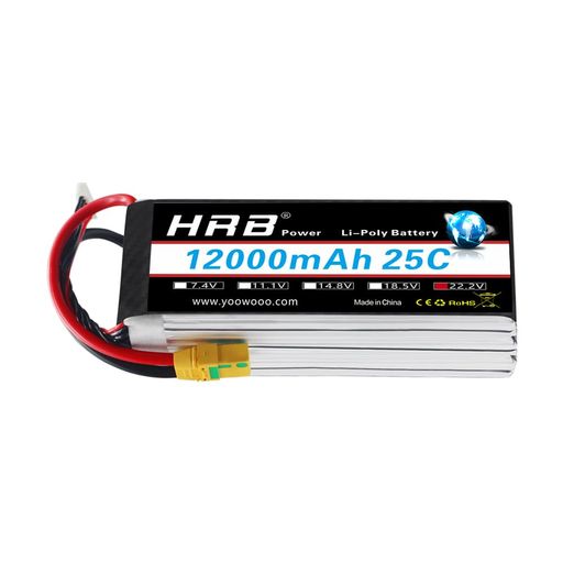 包装:1*6s12000mahリチウムポリマー電池 材料:リチウムポリマー、電圧:22.2V、容量:12000mAh、プラグ:XT90-S 寸法:180*70*51mm(0プラスマイナス3mm)、重量:1424g(プラスマイナス10g) 互...