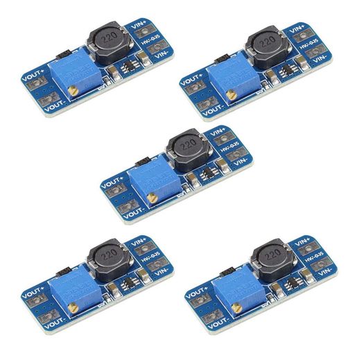 最大出力電流:2A;入力電圧:2v~24v;サイズ: MT3608昇圧チップを搭載しており、電力変換効率は高く、ピークが93%となります。 サイズ:36x17x6.5mm 注意点1:出力電圧は入力電圧のまま、昇圧しない場合、ポテンションメー...