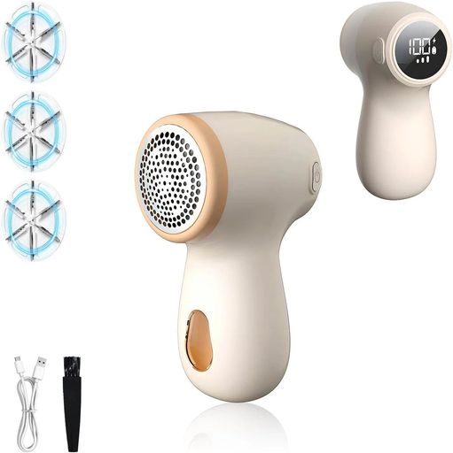 👕【3段階調整で多様な素材に対応】生地の種類と毛足の長さによって、毛玉取り回転スピードを低-中-高3档で調整できます。🎊衣料の素材や毛玉の状態に応じて、🔝低~高の3段階から回転速度を選択可能。...